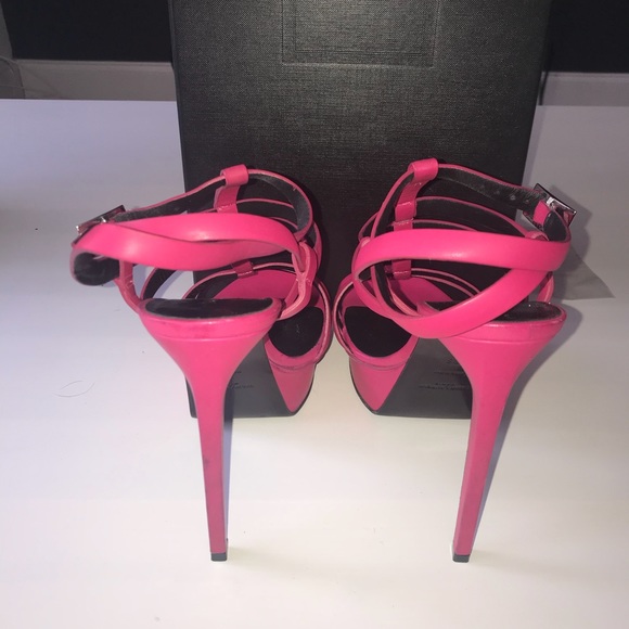 ives saint laurent | Shoes | Ives Saint Laurent Hot Pink Sandals | Poshmark